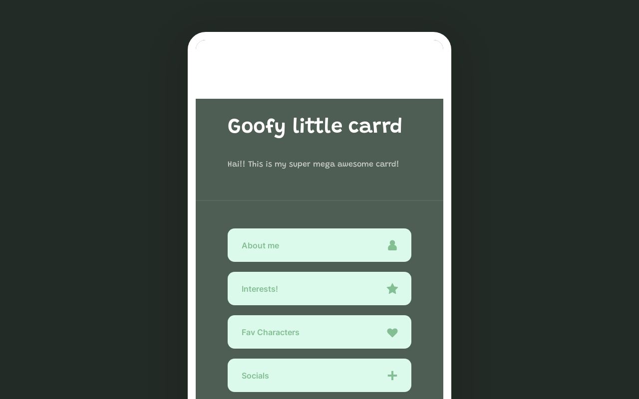 Goofy Little Carrd